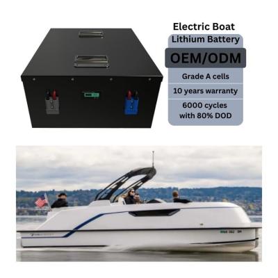 China 96V 72V LiFePO4 Boat Battery 30kWh 50Kwh Waterproof Lithium Battery For Electric Boats for sale