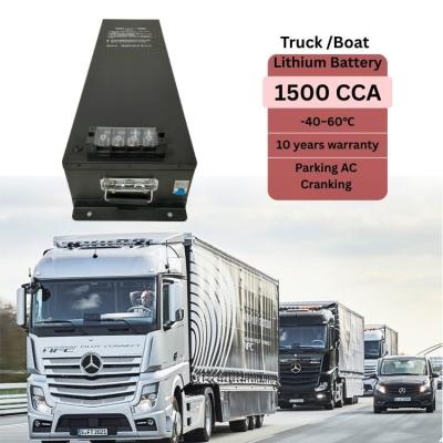 China 24V 300Ah 1500CCA Lithium Start Battery Heavy Truck Battery IP67 for sale