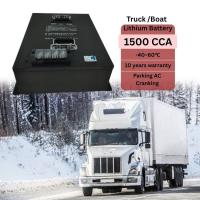China Powerful 24V Lithium Cranking Battery 1500CCA 1800CCA For Truck Starter Standby AC for sale