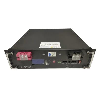 China Rack Mounted Home Energy Storage System 48v100ah Lithium Battery 4800Wh for sale