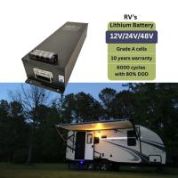 China Expandable RV Lithium Battery 12V 24V 48V LiFePO4 RV Battery With Long Life Cycle for sale