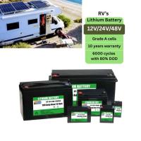 China 12V RV LiFePO4 Battery Pack Custom Made Lithium RV Battery 300ah For Energy Storage Systems for sale
