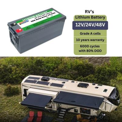 China Reliable RV Camper Battery 24V400Ah Off Grid Solar RV Battery for sale