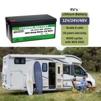 China 24V400Ah RV Lithium Battery 12V 48V LiFePO4 Deep Cycle Battery For Long Term Use for sale