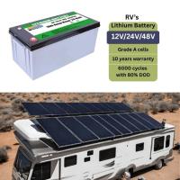 China Off Grid Use 200Ah 12V RV Lithium Battery High Capacity Long Cycle Life for sale
