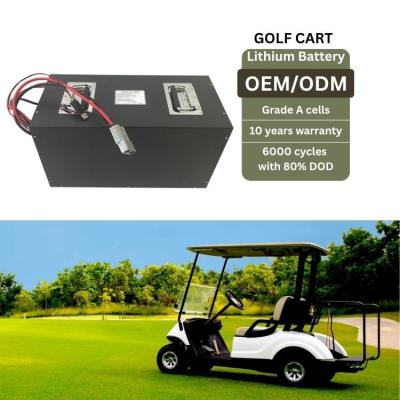 China Durable 96V200Ah Li Ion Golf Cart Battery With BMS And Long Cycle Life for sale