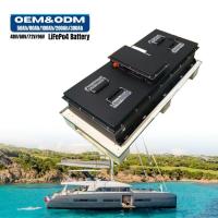 China OEM custom made boat battery 96V150AH Marine lithium battery for sale