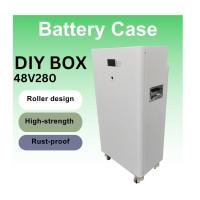 China 15kWh LiFePO4 Battery Box on Wheels Vertical Metal Energy Storage Cabinet for sale