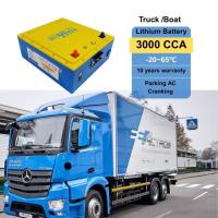 China CCA 3000A Self Heating 24V Lithium Battery Powered Truck Air Conditioner Truck Starter Lithium Ion Battery for sale