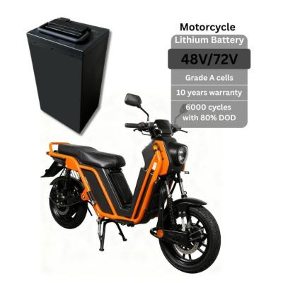 China 48V 30Ah Lithium Battery for E-Motorbike Long Cycle Life Lithium Ion Battery for Electric Motorcycle Power for sale