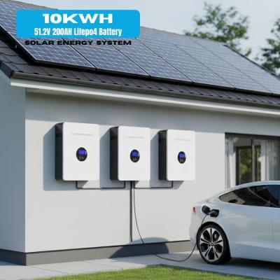 China 51.2V 200Ah LiFePO4 Solar Battery 10kWh Powerwall For Home Energy Storage for sale
