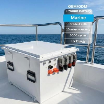 China Water-proof Marine Lithium Battery 48v 51.2v 400ah Electric Boat Motor with Battery for sale