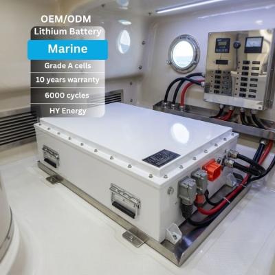 China Custom Made High Capacity 96V Lithium Battery 230Ah 300Ah 400Ah Marine Battery for sale