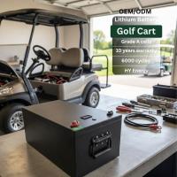 China High Capacity 48V 51.2V 100AH 200ah 300ah Electric Golf Cart Battery for sale