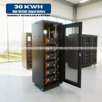 China ESS 300V100AH 30KWH High Voltage Lifepo4 Battery Energy Storage System for sale