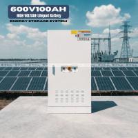 China 60kwh Lithium Battery 600V Industrial and Commercial Energy Storage System High Voltage Battery for sale