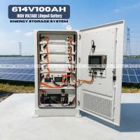 China Custom Made 614V 100AH 60KWH High Voltage Battery Energy Storage System for sale