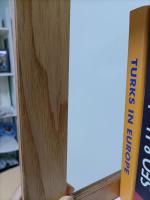 China Painting MDF Wooden Corner Bookshelf With Five Layers White 46*35.5*160CM for sale