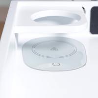 China automatic heating cup holder Sofa Side Cabinet MDF Smart Cabinet With Drawer for sale