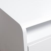 China Wooden Bedroom Vanity Cabinet Wireless Charging Stand Smart Bedside Table for sale