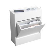 China Wooden Home Smart File Cabinet white color With Wireless Charger for sale
