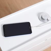 China Wooden Home Smart File Cabinet white color With Wireless Charger for sale