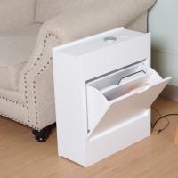 China Wooden Home Smart File Cabinet white color With Wireless Charger for sale