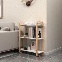 China Wooden Wall Mount Painting Storage Shelf White For Bedroom Living Room Office Kitchen for sale