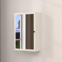 China Multifunction Wall Storage Cabinet With Mirror NC painting white Color for sale