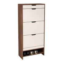 China House decoration MDF Shoe Wooden Cabinet Three Layer With One Storage Dawer for sale