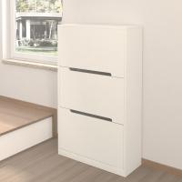 China Wood Mirrored Shoe Cabinet with 1 Year Assembly Required for sale