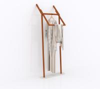 China Wooden Clothes Armoire with No Doors for sale