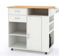 China Marble Movable Kitchen Island With Backsplash Modern / Traditional / Contemporary Style for sale