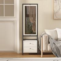 China Floor standing mirror closet with drawers for sale
