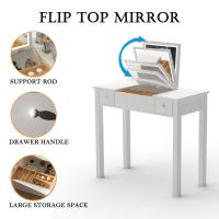 China LED light Makeup Dressing Tables E1 With Mirror for sale