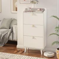 China Tri-amine flip shoe cabinet with shoe rack for sale