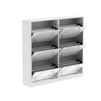 China Wooden shoe cabinet with six door for sale