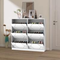 China Wooden shoe cabinet with six door for sale