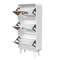 China Elbow double layer 3 bucket shoe cabinet for sale