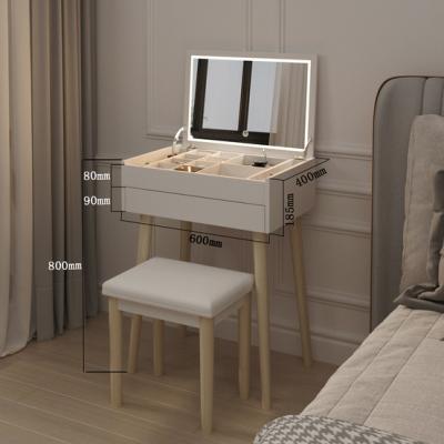China LED light Makeup Dressing Tables With Mirror for sale