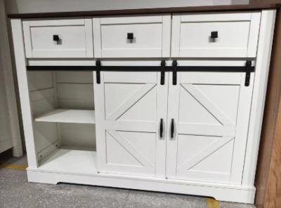 China Fashion Design White Storage Sideboard with Two Doors and Three Drawers for sale