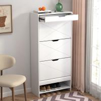 China Wooden shoe cabinet with painting for sale