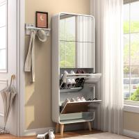 China Elbow double layer 4 bucket shoe cabinet for sale