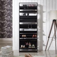 China 5 Drawers 1.7M Multifunctional Stackable Wood Shoe Organizer Cabinet for sale