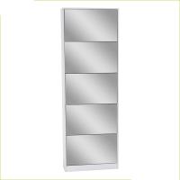 China 185cm Mirrored Shoe Cabinet for sale
