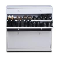 China Space saving 35KG 83cm Width Wooden Shoe Storage Unit for sale