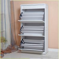 China Apartment Modern 120cm PVC Coating MDF Wood Shoe Organizers for sale