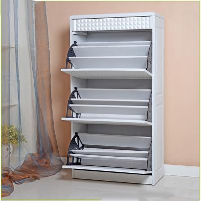 China Apartment Modern 120cm PVC Coating MDF Wood Shoe Organizers for sale