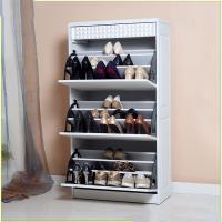 China Apartment Modern 120cm PVC Coating MDF Wood Shoe Organizers for sale