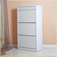 China Apartment Modern 120cm PVC Coating MDF Wood Shoe Organizers for sale